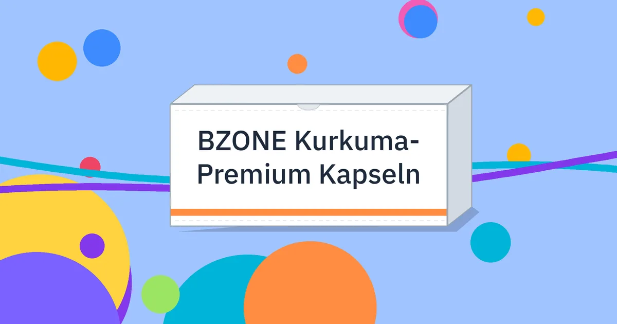 Symbolbild: Packung mit der Aufschrift BZONE Kurkuma-Premium Kapseln (PZN 20018999) – Verfügbarkeit und Bezug in Apotheken in Frankfurt am Main