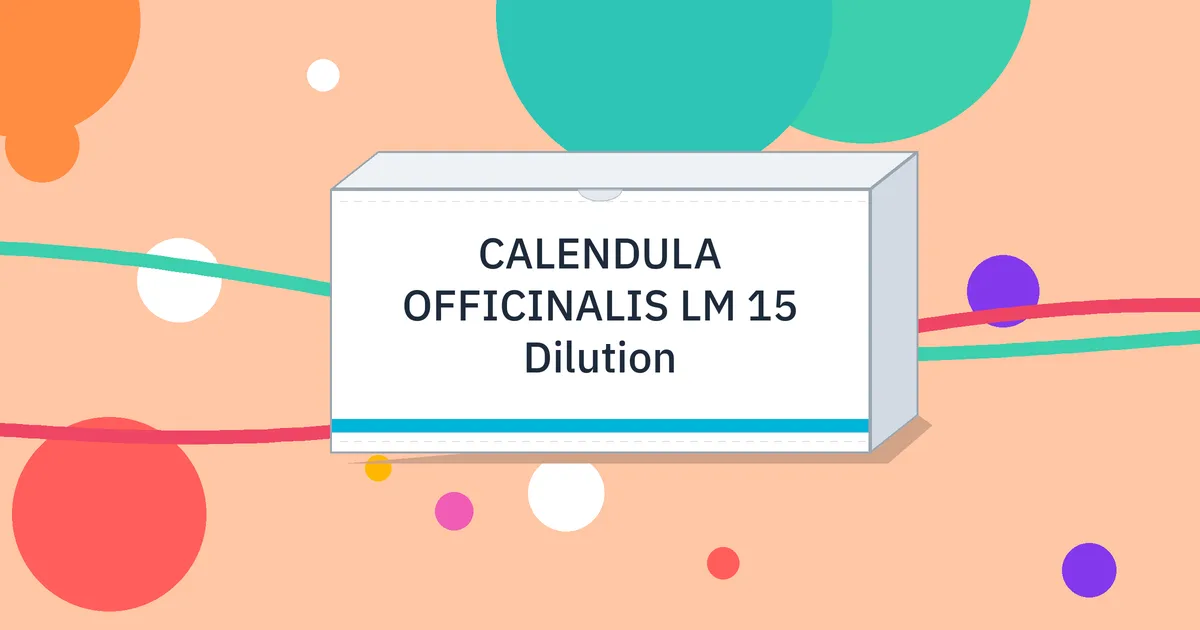 Symbolbild: Packung mit der Aufschrift CALENDULA OFFICINALIS LM 15 Dilution (PZN 12807392) – Verfügbarkeit und Bezug in Apotheken in Frankfurt am Main