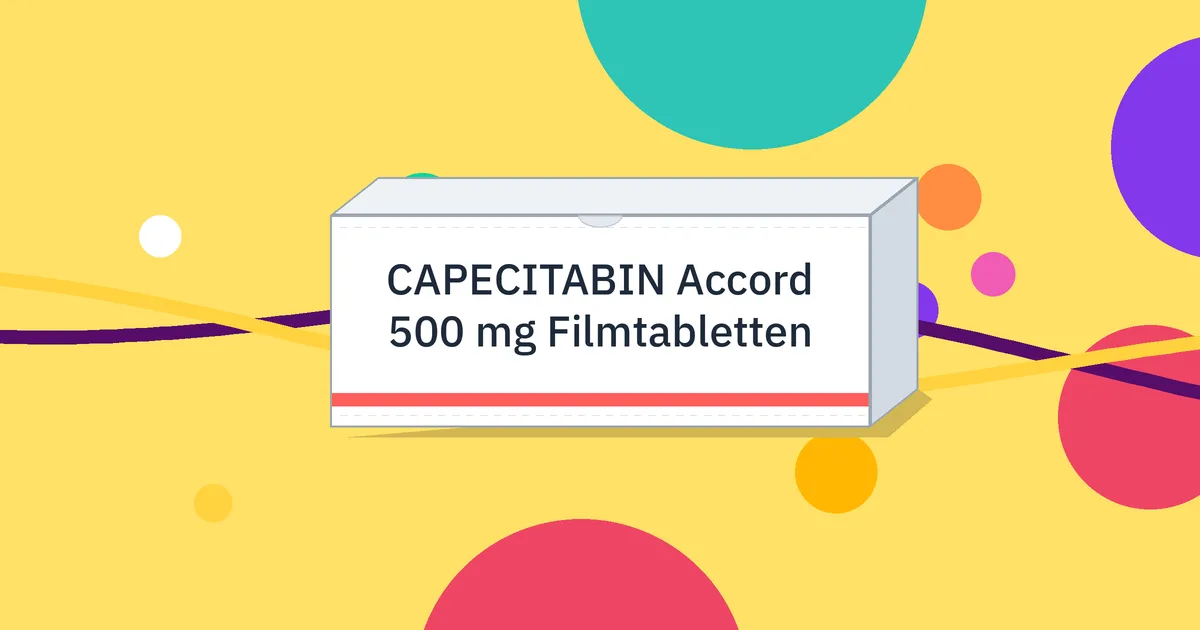 Symbolbild: Packung mit der Aufschrift CAPECITABIN Accord 500 mg Filmtabletten (PZN 16752073) – Verfügbarkeit und Bezug in Apotheken in Frankfurt am Main
