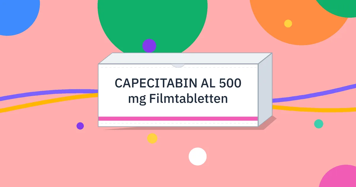 Symbolbild: Packung mit der Aufschrift CAPECITABIN AL 500 mg Filmtabletten (PZN 01498077) – Verfügbarkeit und Bezug in Apotheken in Frankfurt am Main