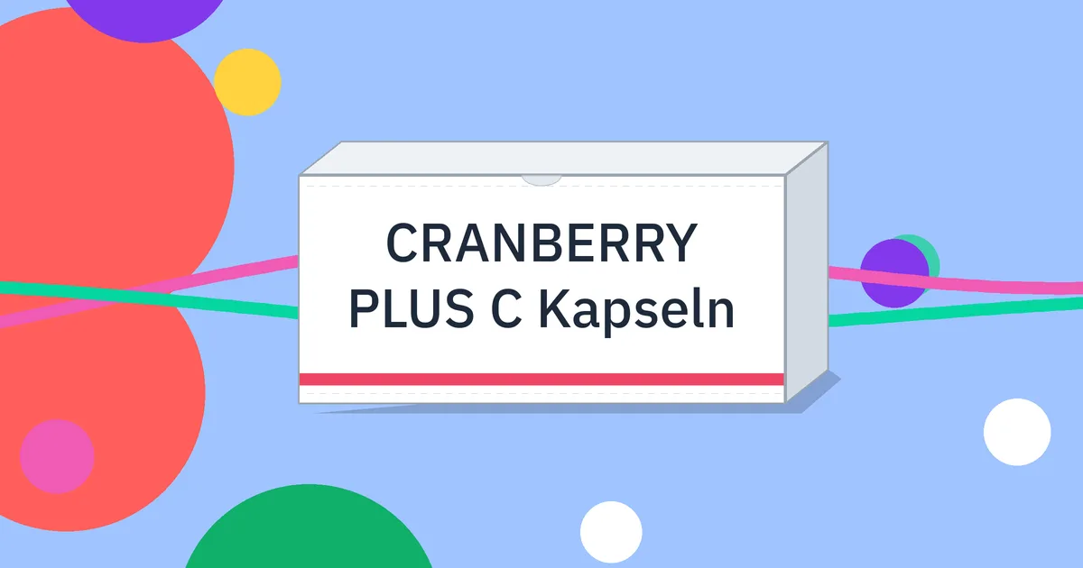 Symbolbild: Packung mit der Aufschrift CRANBERRY PLUS C Kapseln (PZN 18458834) – Verfügbarkeit und Bezug in Apotheken in Frankfurt am Main