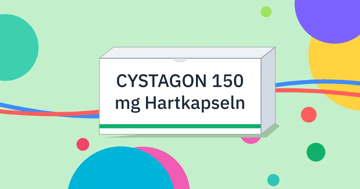 Symbolbild: Packung mit der Aufschrift CYSTAGON 150 mg Hartkapseln (PZN 20779451) – Verfügbarkeit und Bezug in Apotheken in Frankfurt am Main