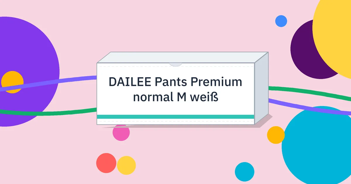 Symbolbild: Packung mit der Aufschrift DAILEE Pants Premium normal M weiß (PZN 15240715) – Verfügbarkeit und Bezug in Apotheken in Frankfurt am Main