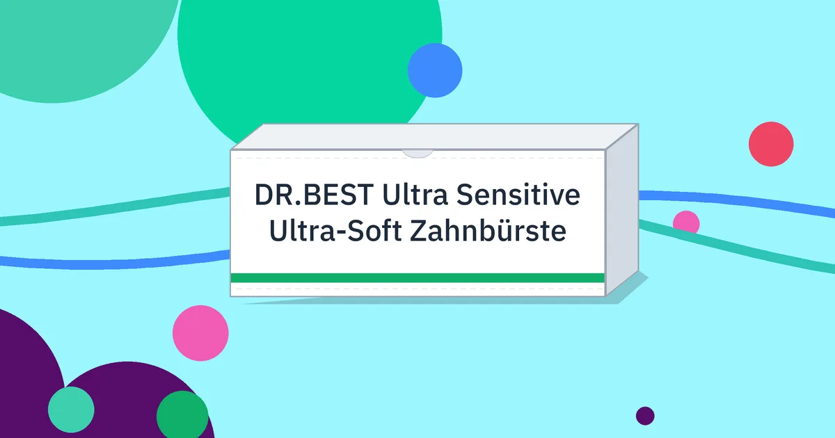 Symbolbild: Packung mit der Aufschrift DR.BEST Ultra Sensitive Ultra-Soft Zahnbürste (PZN 19904684) – Verfügbarkeit und Bezug in Apotheken in Frankfurt am Main