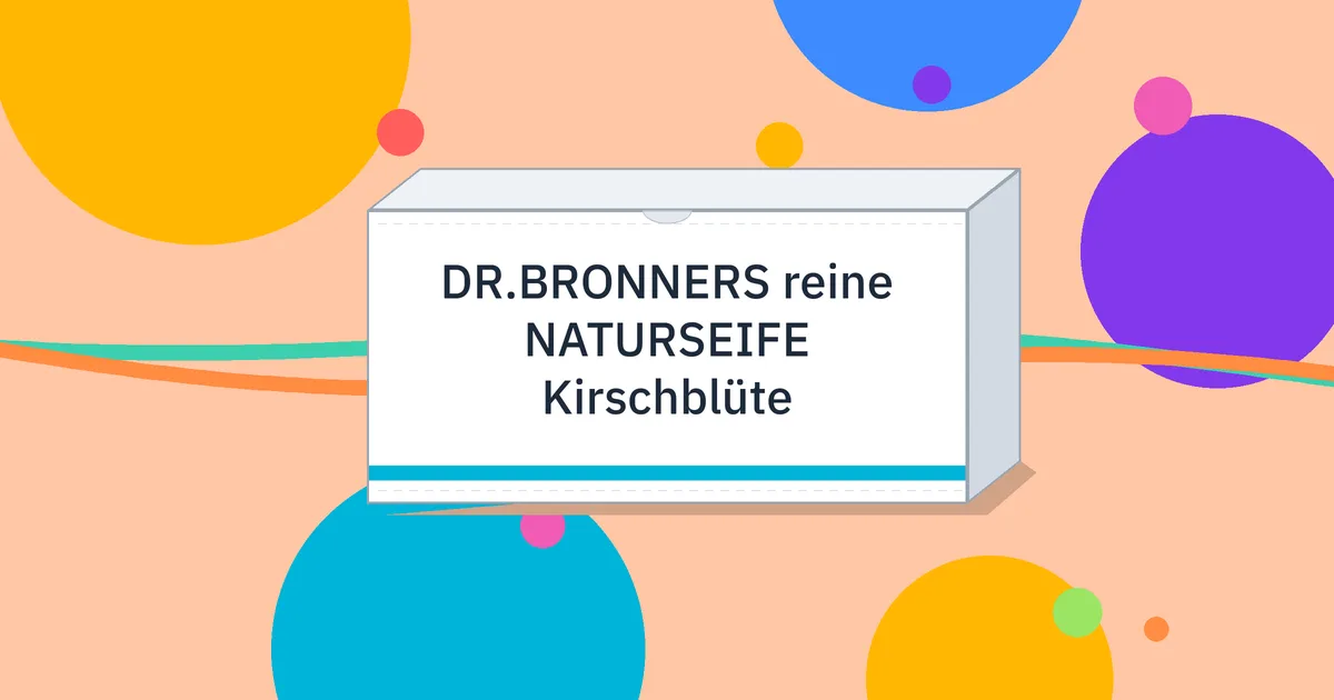 Symbolbild: Packung mit der Aufschrift DR.BRONNERS reine NATURSEIFE Kirschblüte (PZN 19241812) – Verfügbarkeit und Bezug in Apotheken in Frankfurt am Main