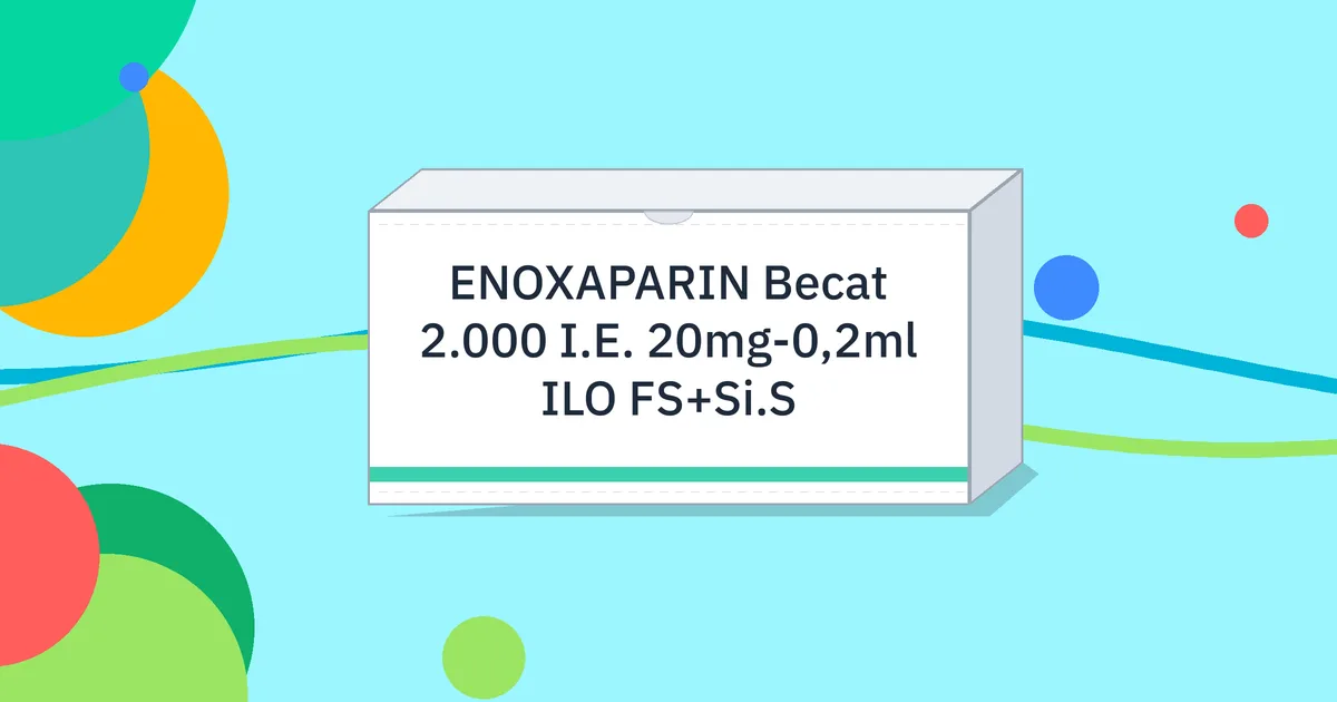 Symbolbild: Packung mit der Aufschrift ENOXAPARIN Becat 2.000 I.E. 20mg-0,2ml ILO FS+Si.S (PZN 14300697) – Verfügbarkeit und Bezug in Apotheken in Frankfurt am Main