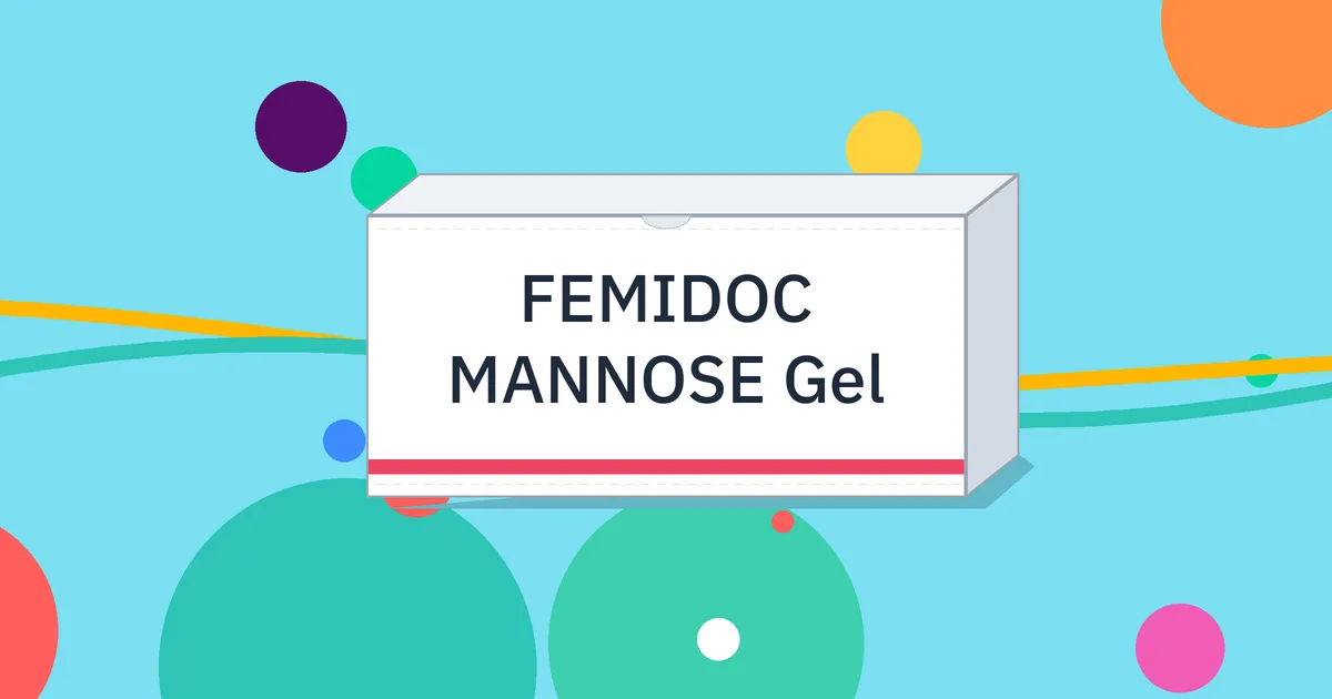 Symbolbild: Packung mit der Aufschrift FEMIDOC MANNOSE Gel (PZN 18739013) – Verfügbarkeit und Bezug in Apotheken in Frankfurt am Main