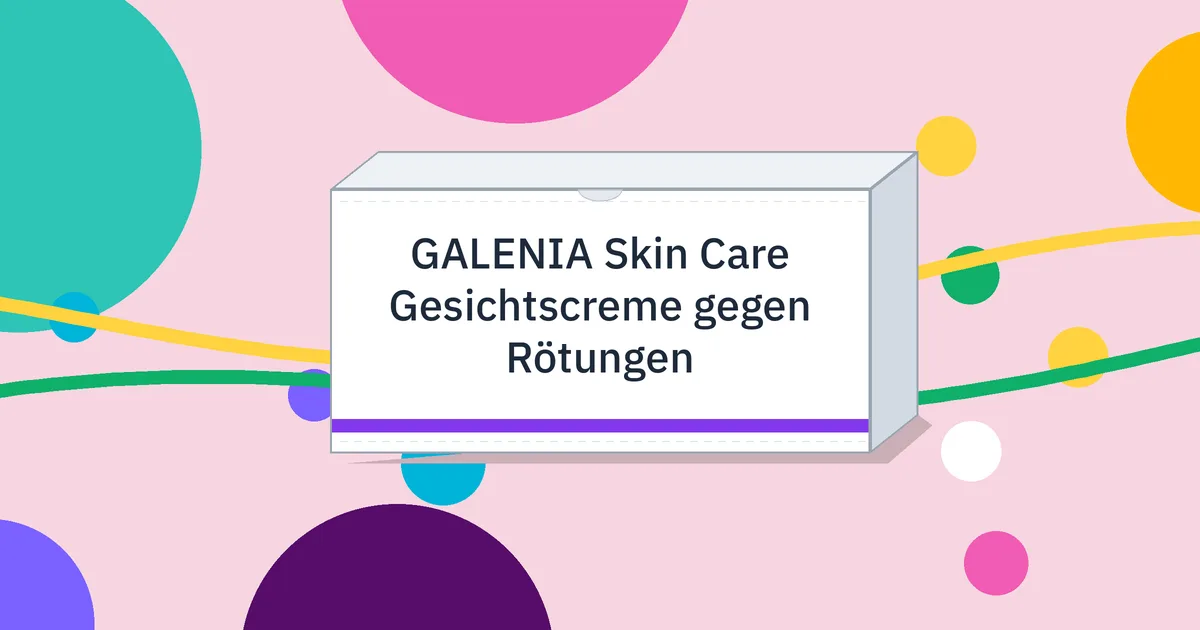 Symbolbild: Packung mit der Aufschrift GALENIA Skin Care Gesichtscreme gegen Rötungen (PZN 10836159) – Verfügbarkeit und Bezug in Apotheken in Frankfurt am Main