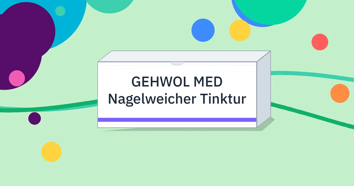 Symbolbild: Packung mit der Aufschrift GEHWOL MED Nagelweicher Tinktur (PZN 20101097) – Verfügbarkeit und Bezug in Apotheken in Frankfurt am Main
