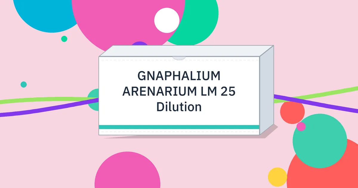 Symbolbild: Packung mit der Aufschrift GNAPHALIUM ARENARIUM LM 25 Dilution (PZN 13544813) – Verfügbarkeit und Bezug in Apotheken in Frankfurt am Main
