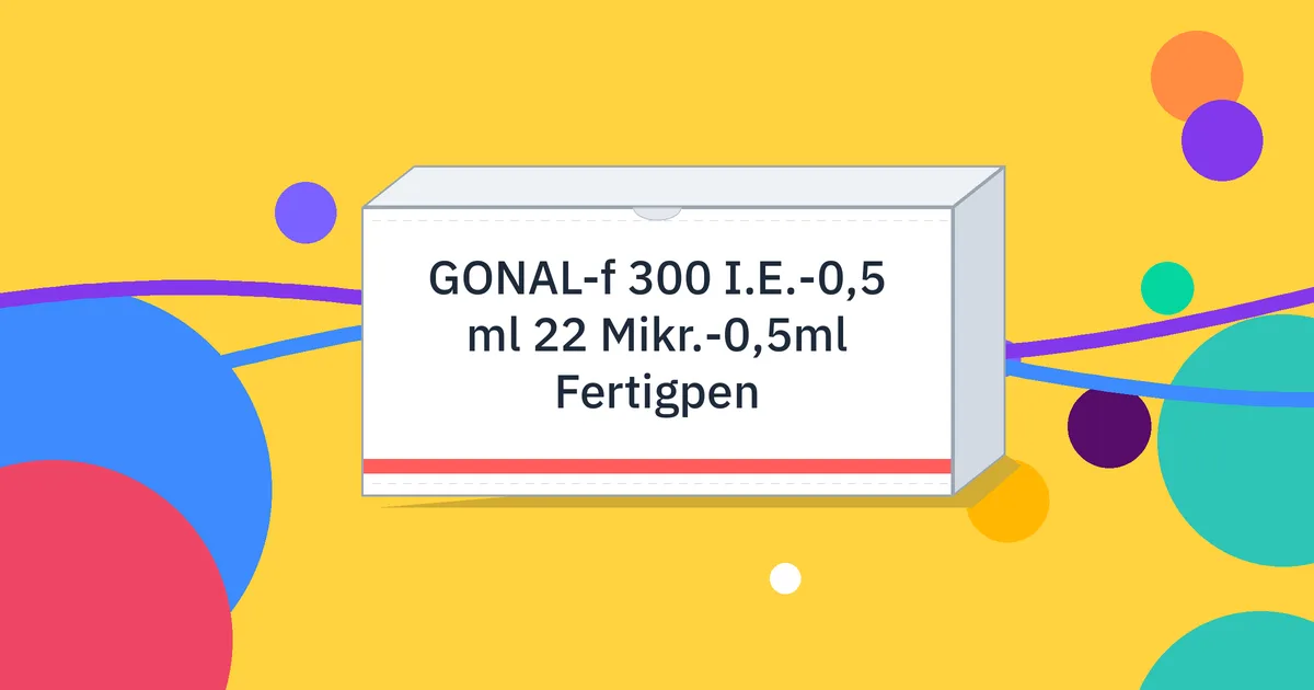 Symbolbild: Packung mit der Aufschrift GONAL-f 300 I.E.-0,5 ml 22 Mikr.-0,5ml Fertigpen (PZN 18361738) – Verfügbarkeit und Bezug in Apotheken in Frankfurt am Main