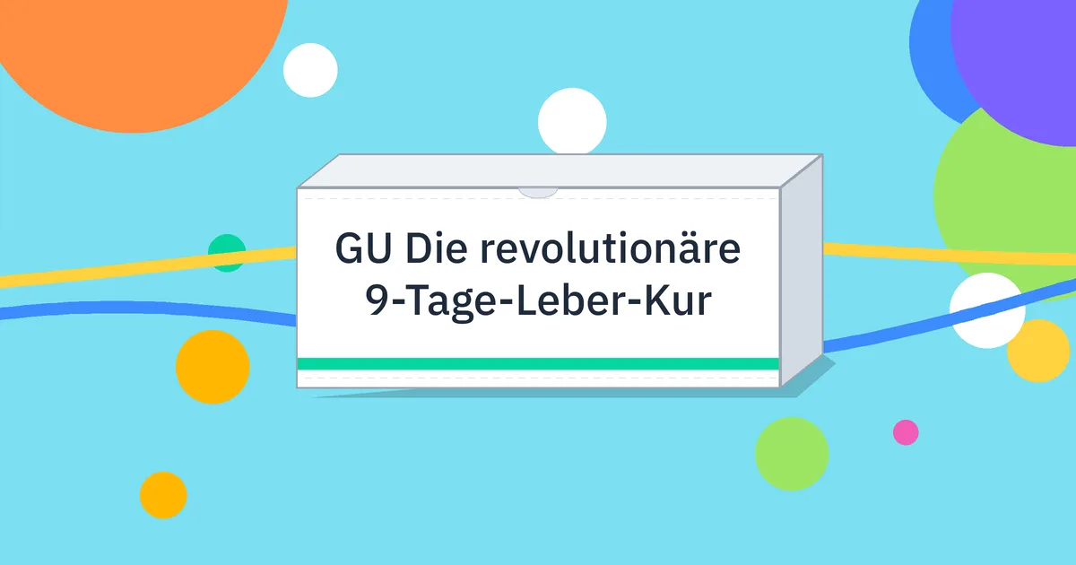 Symbolbild: Packung mit der Aufschrift GU Die revolutionäre 9-Tage-Leber-Kur (PZN 19079470) – Verfügbarkeit und Bezug in Apotheken in Frankfurt am Main