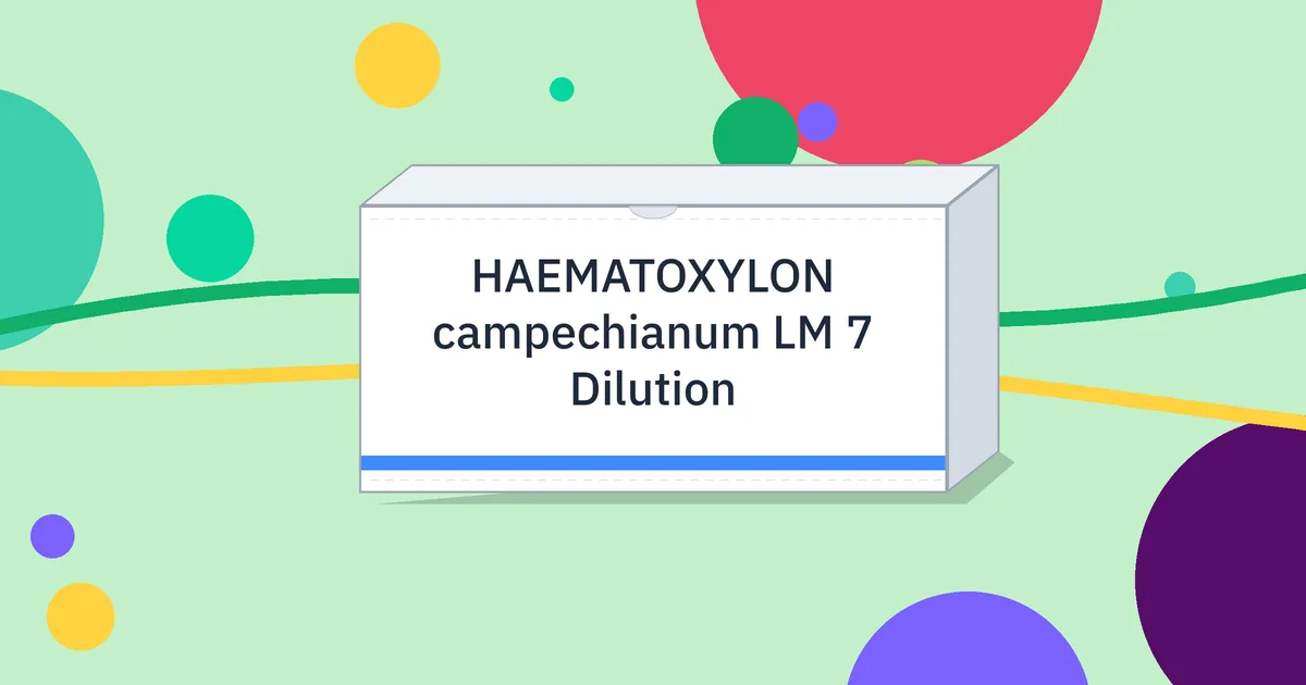 Symbolbild: Packung mit der Aufschrift HAEMATOXYLON campechianum LM 7 Dilution (PZN 13549265) – Verfügbarkeit und Bezug in Apotheken in Frankfurt am Main