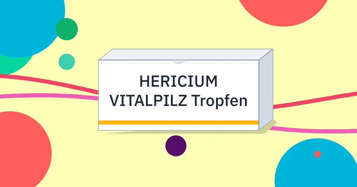 Symbolbild: Packung mit der Aufschrift HERICIUM VITALPILZ Tropfen (PZN 12900269) – Verfügbarkeit und Bezug in Apotheken in Frankfurt am Main