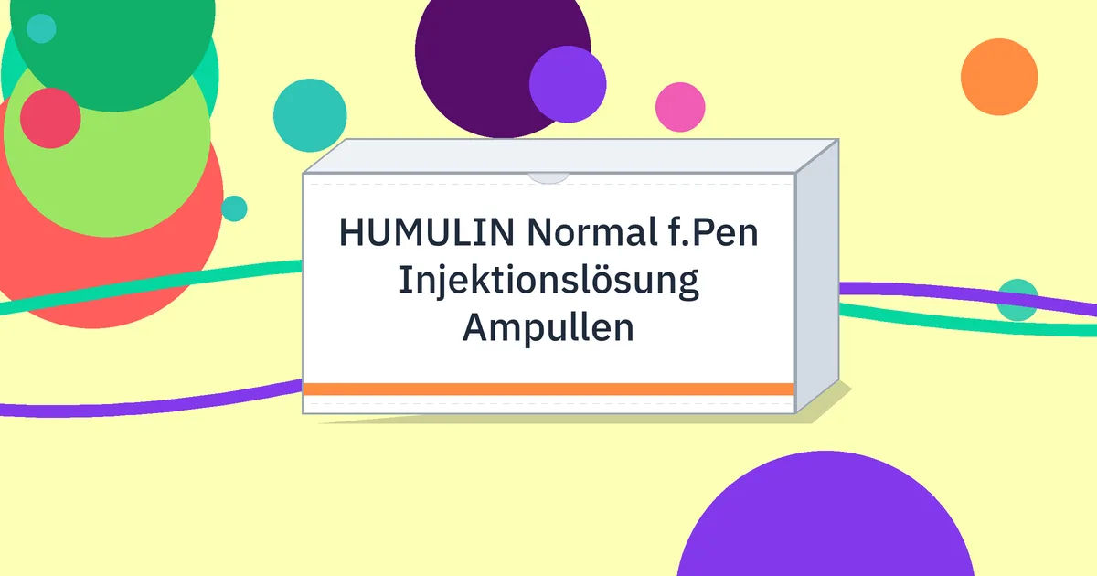 Symbolbild: Packung mit der Aufschrift HUMULIN Normal f.Pen Injektionslösung Ampullen (PZN 07760004) – Verfügbarkeit und Bezug in Apotheken in Frankfurt am Main