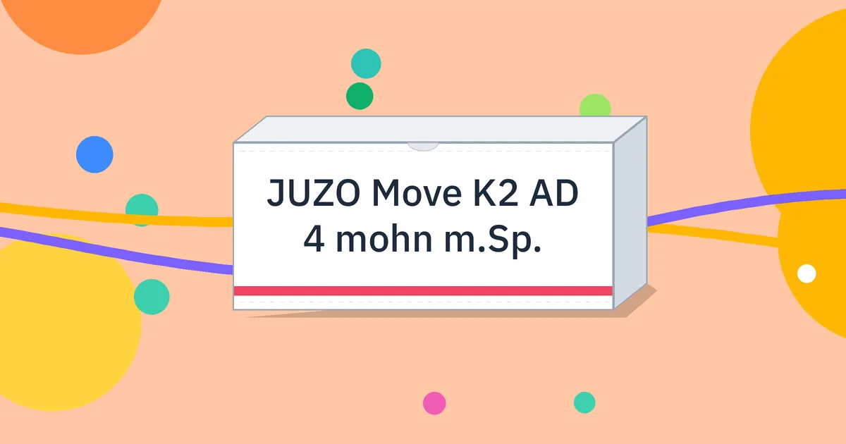 Symbolbild: Packung mit der Aufschrift JUZO Move K2 AD 4 mohn m.Sp. (PZN 18538929) – Verfügbarkeit und Bezug in Apotheken in Frankfurt am Main