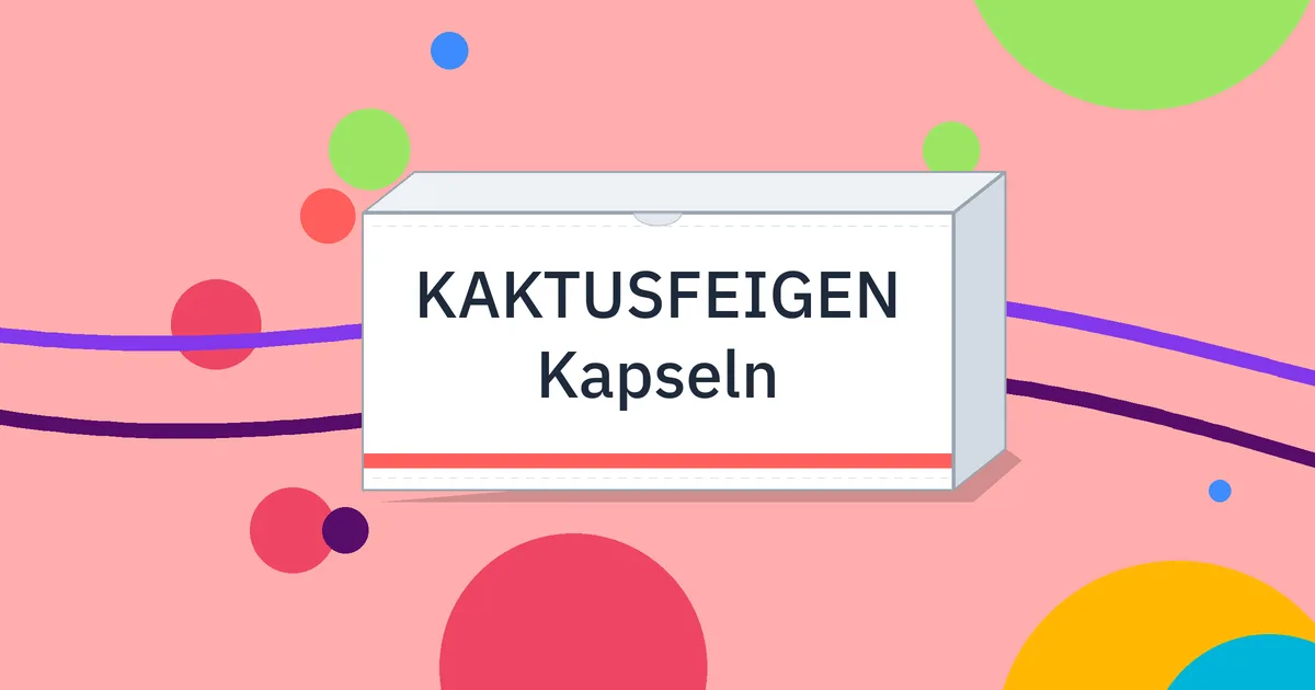 Symbolbild: Packung mit der Aufschrift KAKTUSFEIGEN Kapseln (PZN 00254717) – Verfügbarkeit und Bezug in Apotheken in Frankfurt am Main