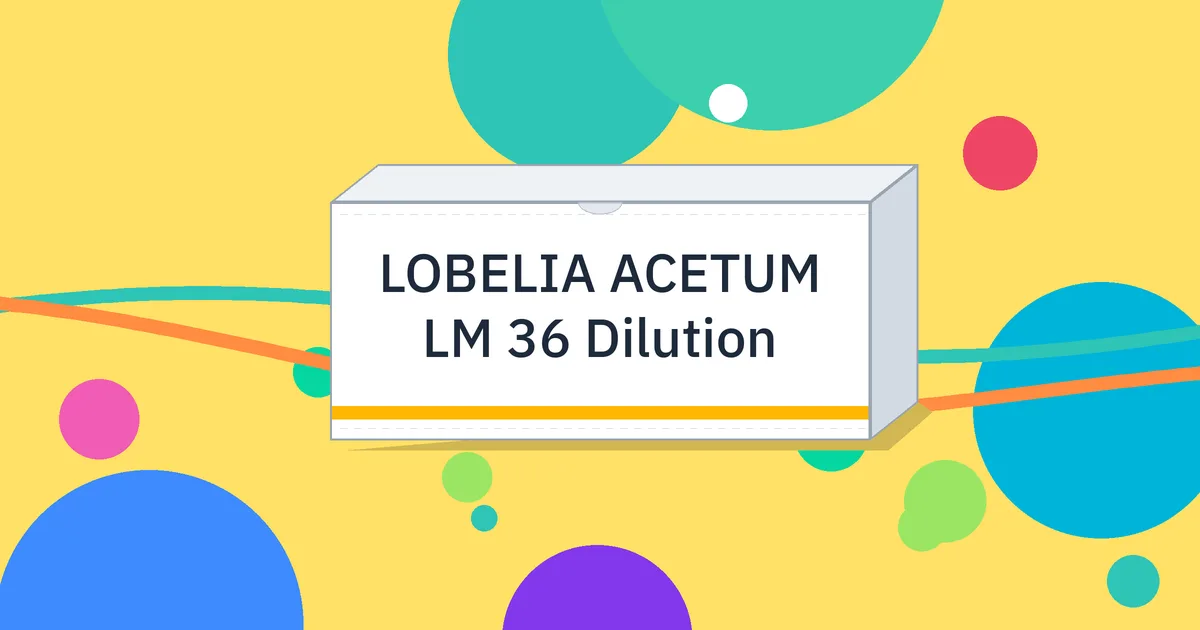 Symbolbild: Packung mit der Aufschrift LOBELIA ACETUM LM 36 Dilution (PZN 13532684) – Verfügbarkeit und Bezug in Apotheken in Frankfurt am Main