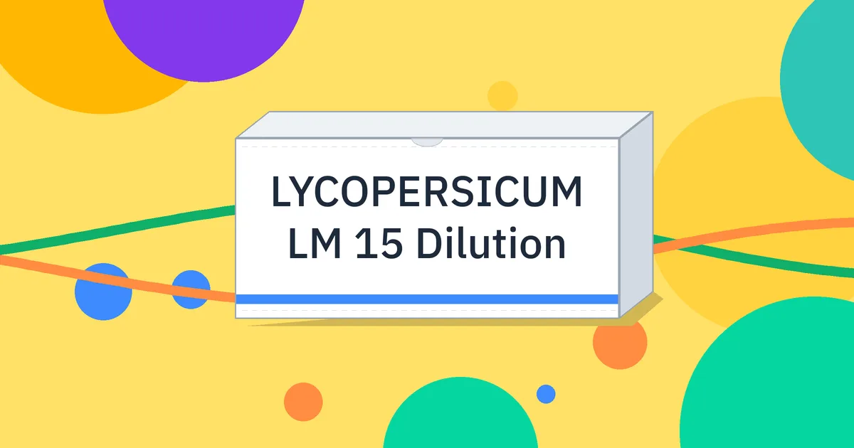 Symbolbild: Packung mit der Aufschrift LYCOPERSICUM LM 15 Dilution (PZN 13537612) – Verfügbarkeit und Bezug in Apotheken in Frankfurt am Main