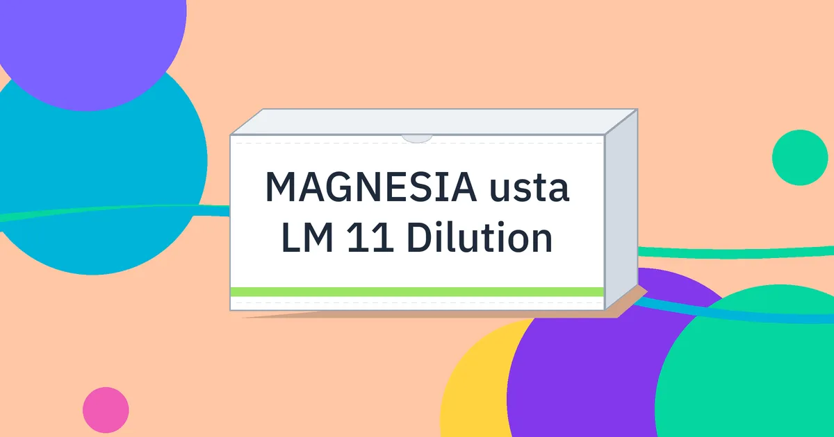 Symbolbild: Packung mit der Aufschrift MAGNESIA usta LM 11 Dilution (PZN 13538936) – Verfügbarkeit und Bezug in Apotheken in Frankfurt am Main