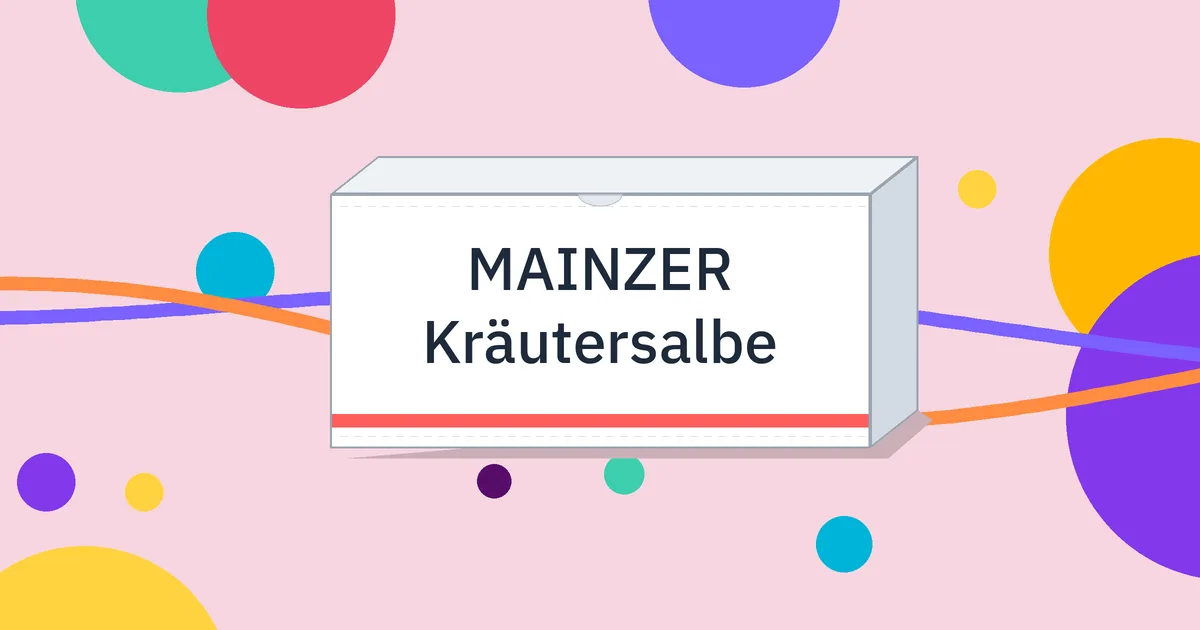 Symbolbild: Packung mit der Aufschrift MAINZER Kräutersalbe (PZN 02706402) – Verfügbarkeit und Bezug in Apotheken in Frankfurt am Main