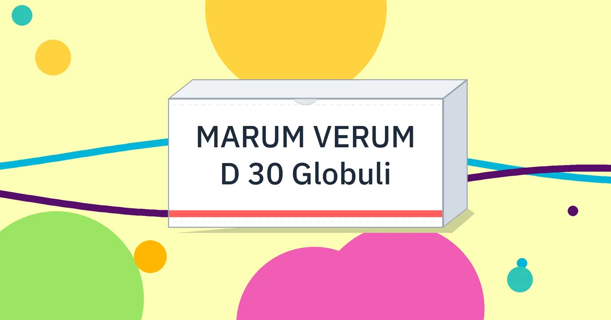 Symbolbild: Packung mit der Aufschrift MARUM VERUM D 30 Globuli (PZN 07173732) – Verfügbarkeit und Bezug in Apotheken in Frankfurt am Main