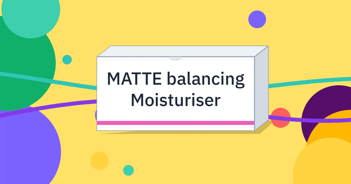 Symbolbild: Packung mit der Aufschrift MATTE balancing Moisturiser (PZN 17886433) – Verfügbarkeit und Bezug in Apotheken in Frankfurt am Main