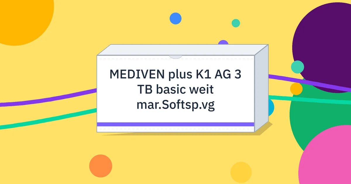 Symbolbild: Packung mit der Aufschrift MEDIVEN plus K1 AG 3 TB basic weit mar.Softsp.vg (PZN 15058181) – Verfügbarkeit und Bezug in Apotheken in Frankfurt am Main