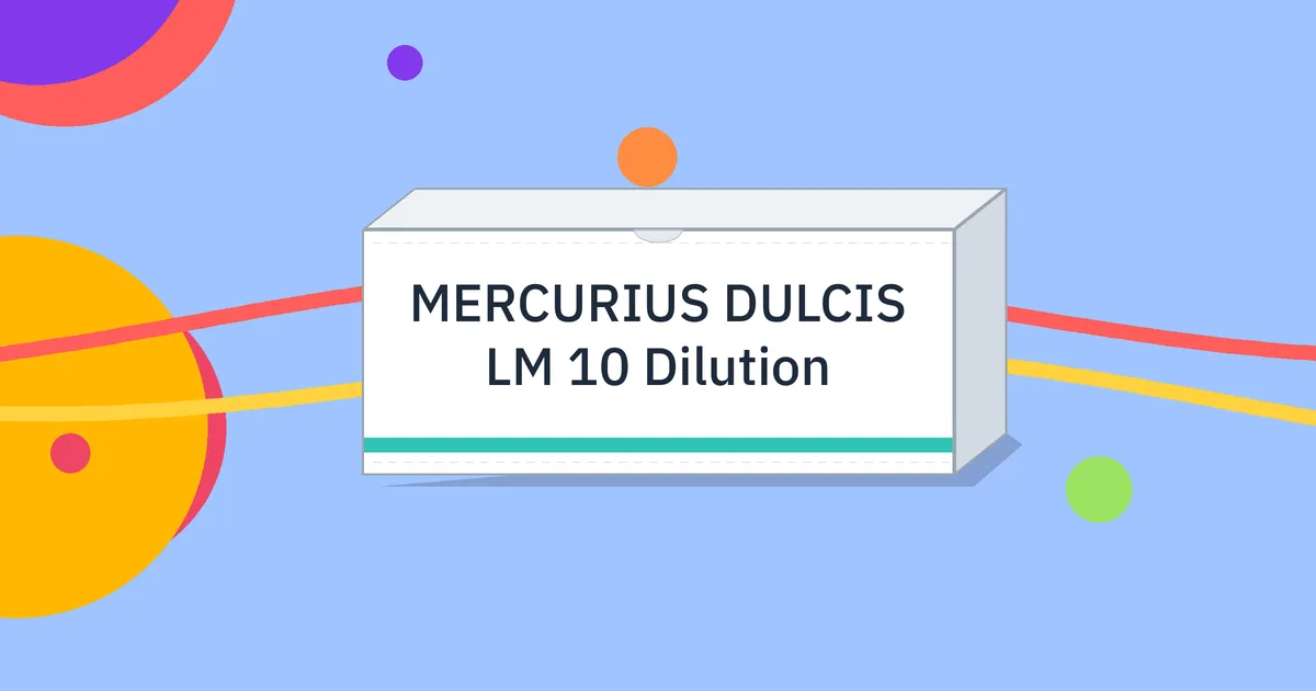 Symbolbild: Packung mit der Aufschrift MERCURIUS DULCIS LM 10 Dilution (PZN 12951315) – Verfügbarkeit und Bezug in Apotheken in Frankfurt am Main
