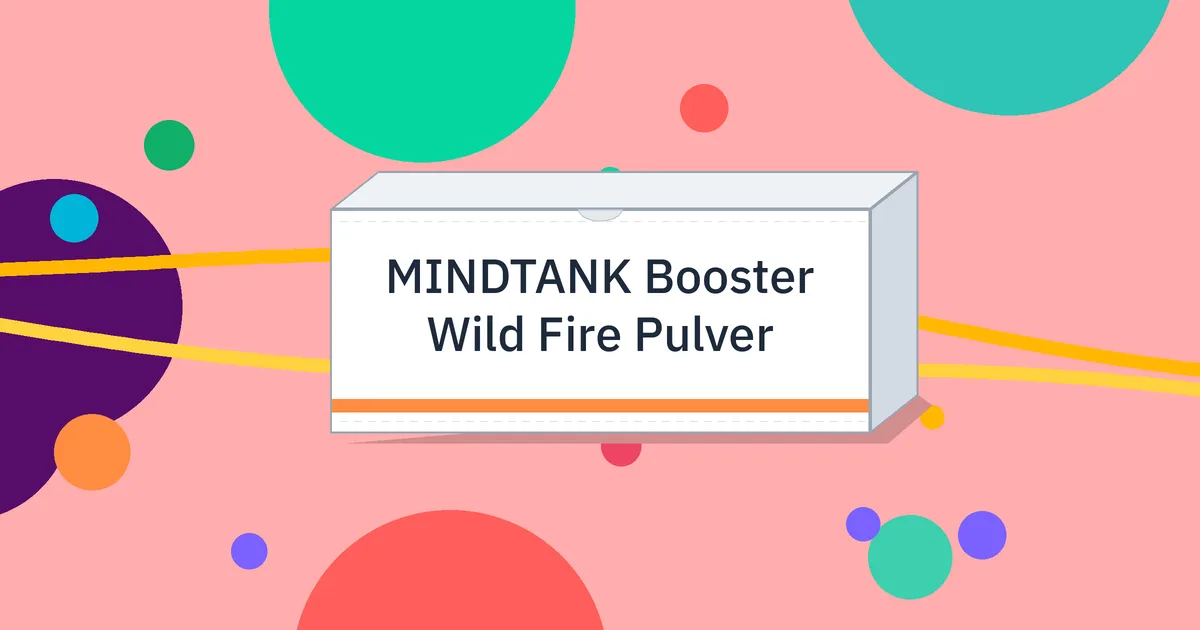 Symbolbild: Packung mit der Aufschrift MINDTANK Booster Wild Fire Pulver (PZN 18760326) – Verfügbarkeit und Bezug in Apotheken in Frankfurt am Main