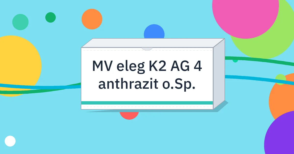 Symbolbild: Packung mit der Aufschrift MV eleg K2 AG 4 anthrazit o.Sp. (PZN 00644915) – Verfügbarkeit und Bezug in Apotheken in Frankfurt am Main