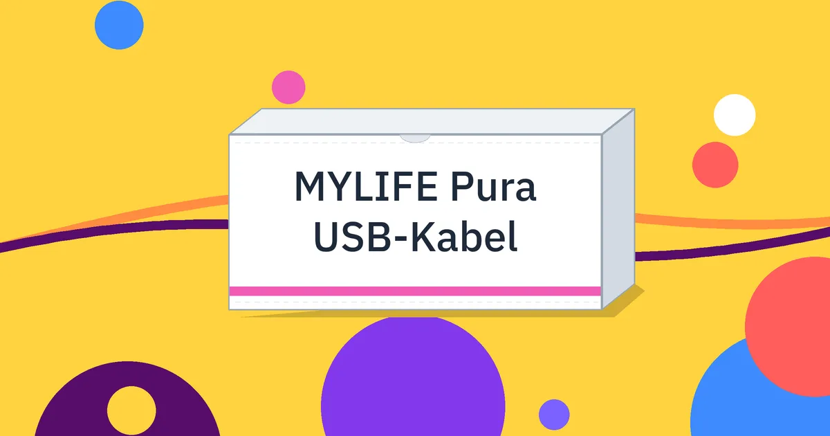 Symbolbild: Packung mit der Aufschrift MYLIFE Pura USB-Kabel (PZN 10124016) – Verfügbarkeit und Bezug in Apotheken in Frankfurt am Main