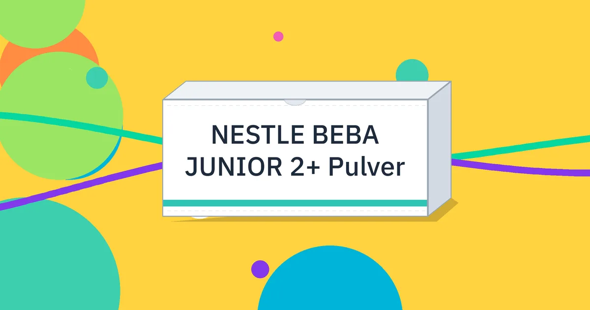 Symbolbild: Packung mit der Aufschrift NESTLE BEBA JUNIOR 2+ Pulver (PZN 16140329) – Verfügbarkeit und Bezug in Apotheken in Frankfurt am Main
