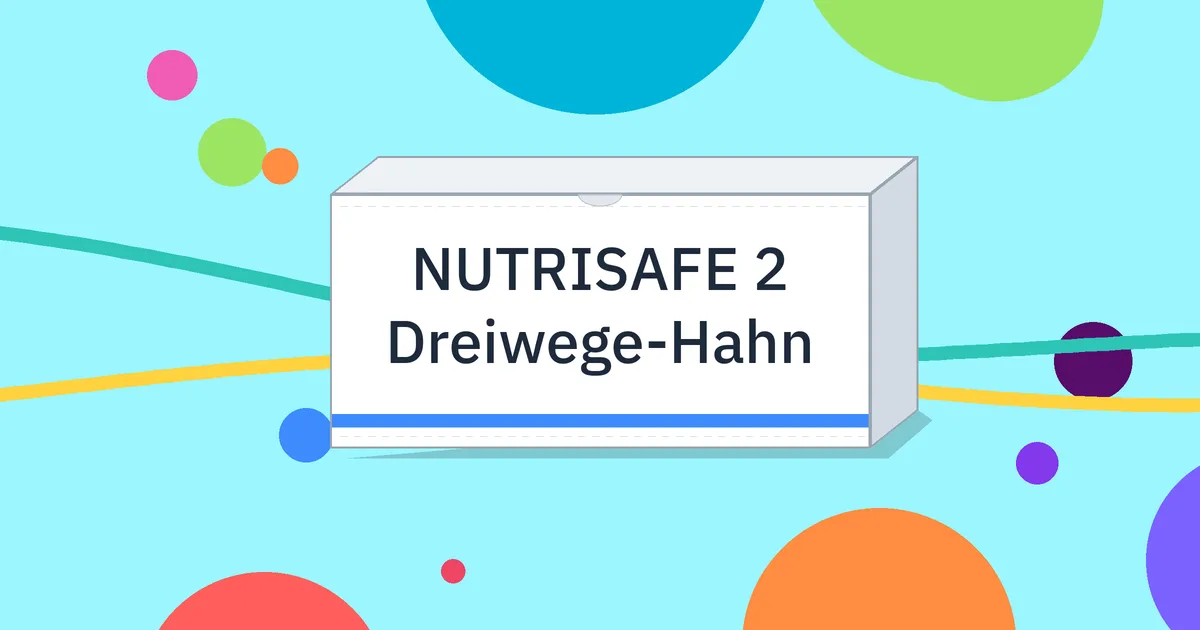 Symbolbild: Packung mit der Aufschrift NUTRISAFE 2 Dreiwege-Hahn (PZN 06847602) – Verfügbarkeit und Bezug in Apotheken in Frankfurt am Main