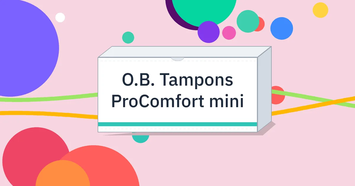 Symbolbild: Packung mit der Aufschrift O.B. Tampons ProComfort mini (PZN 17454946) – Verfügbarkeit und Bezug in Apotheken in Frankfurt am Main
