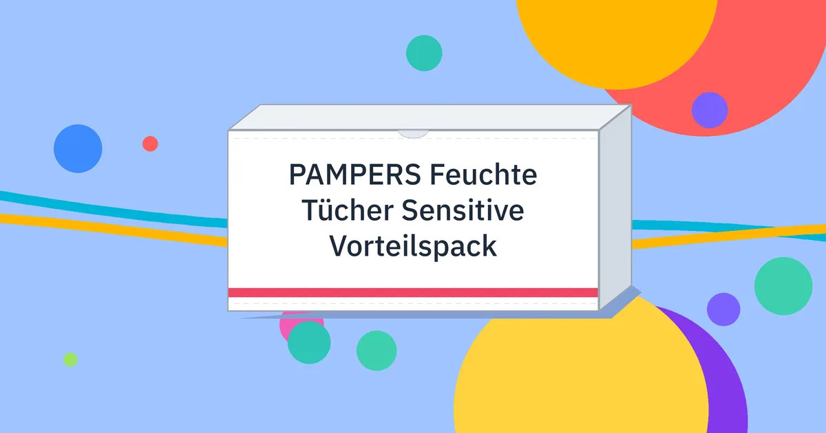 Symbolbild: Packung mit der Aufschrift PAMPERS Feuchte Tücher Sensitive Vorteilspack (PZN 08862190) – Verfügbarkeit und Bezug in Apotheken in Frankfurt am Main