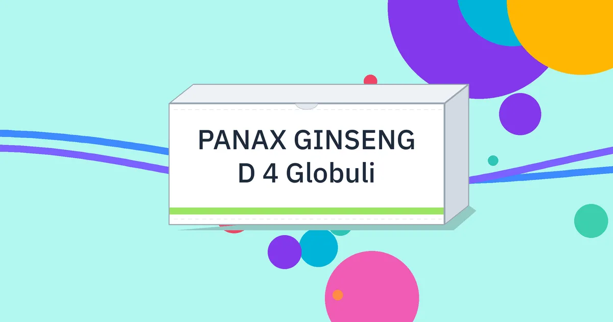 Symbolbild: Packung mit der Aufschrift PANAX GINSENG D 4 Globuli (PZN 07176529) – Verfügbarkeit und Bezug in Apotheken in Frankfurt am Main