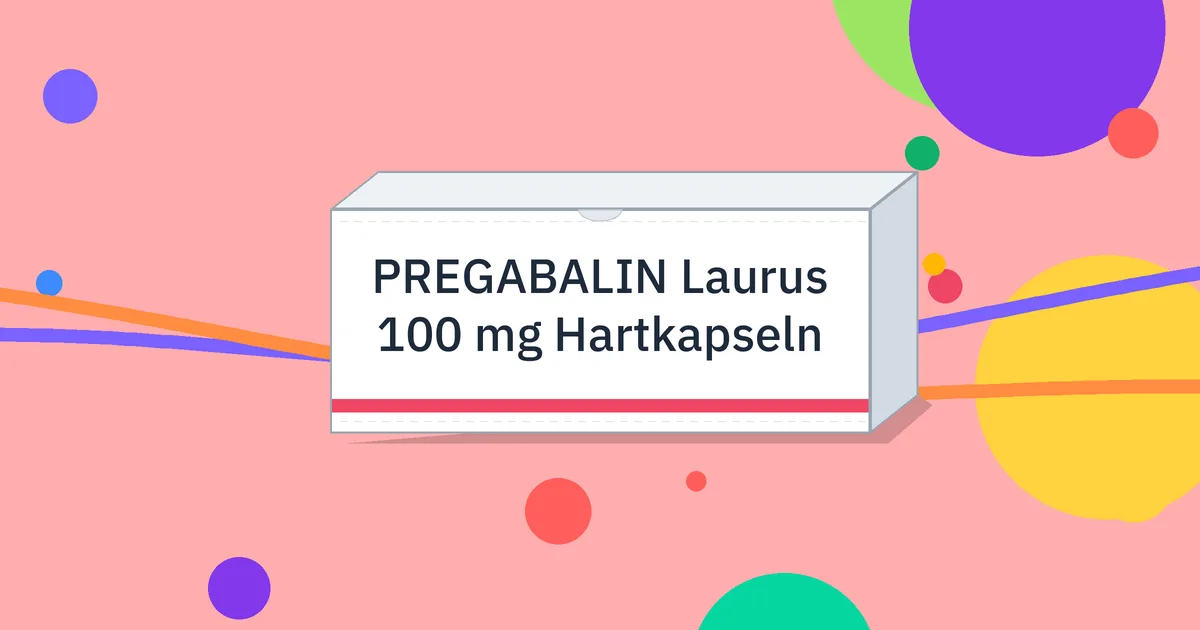 Symbolbild: Packung mit der Aufschrift PREGABALIN Laurus 100 mg Hartkapseln (PZN 16240597) – Verfügbarkeit und Bezug in Apotheken in Frankfurt am Main