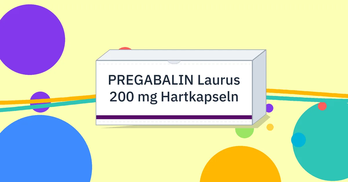 Symbolbild: Packung mit der Aufschrift PREGABALIN Laurus 200 mg Hartkapseln (PZN 16241071) – Verfügbarkeit und Bezug in Apotheken in Frankfurt am Main