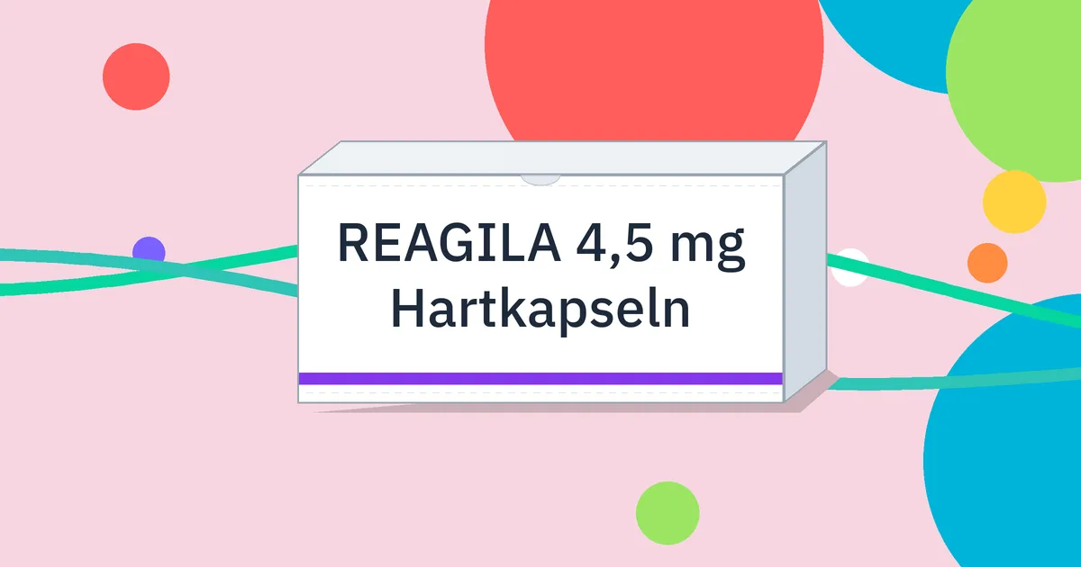 Symbolbild: Packung mit der Aufschrift REAGILA 4,5 mg Hartkapseln (PZN 18224303) – Verfügbarkeit und Bezug in Apotheken in Frankfurt am Main