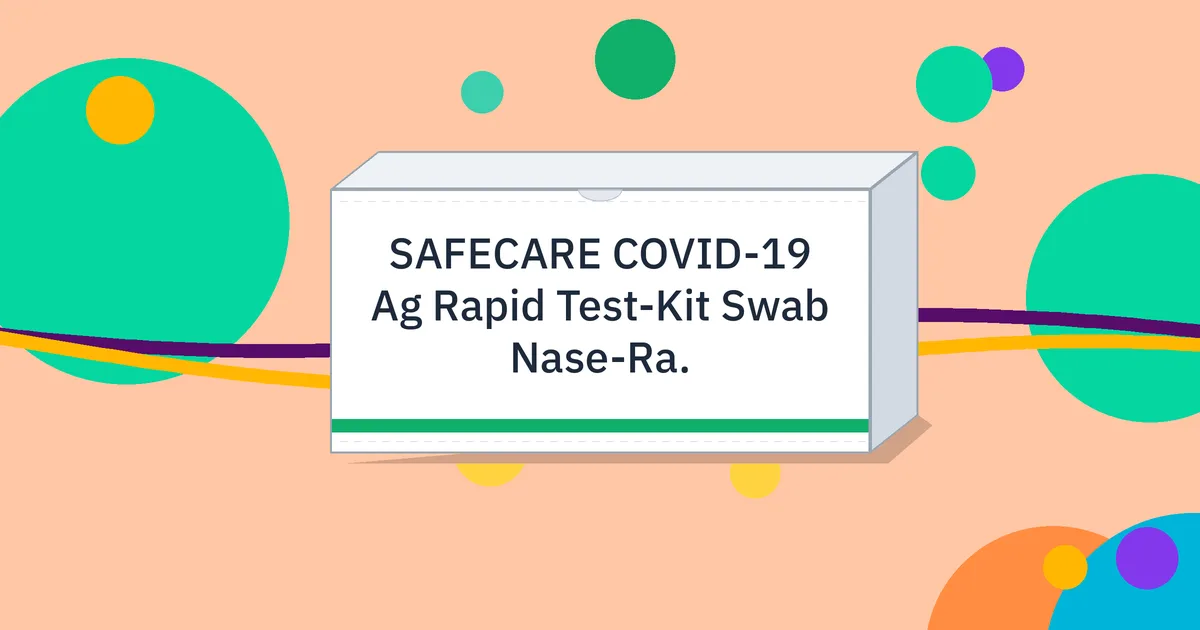 Symbolbild: Packung mit der Aufschrift SAFECARE COVID-19 Ag Rapid Test-Kit Swab Nase-Ra. (PZN 16940001) – Verfügbarkeit und Bezug in Apotheken in Frankfurt am Main