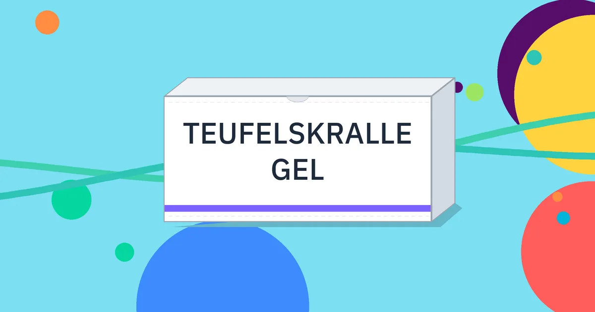 Symbolbild: Packung mit der Aufschrift TEUFELSKRALLE GEL (PZN 01322160) – Verfügbarkeit und Bezug in Apotheken in Frankfurt am Main