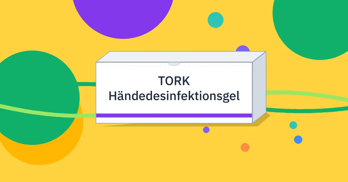 Symbolbild: Packung mit der Aufschrift TORK Händedesinfektionsgel (PZN 15406340) – Verfügbarkeit und Bezug in Apotheken in Frankfurt am Main
