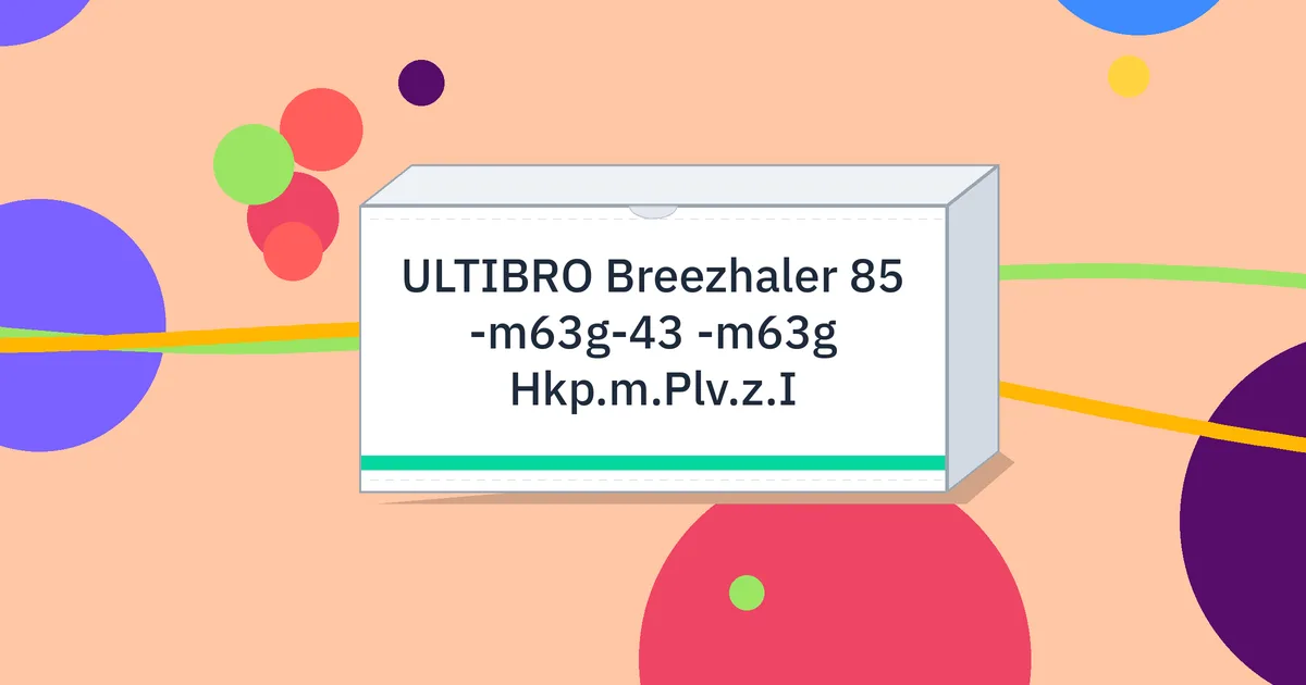 Symbolbild: Packung mit der Aufschrift ULTIBRO Breezhaler 85 -m63g-43 -m63g Hkp.m.Plv.z.I (PZN 12346442) – Verfügbarkeit und Bezug in Apotheken in Frankfurt am Main