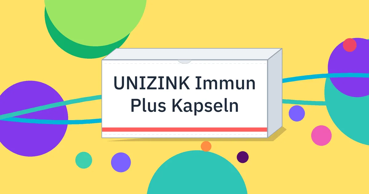 Symbolbild: Packung mit der Aufschrift UNIZINK Immun Plus Kapseln (PZN 05489313) – Verfügbarkeit und Bezug in Apotheken in Frankfurt am Main