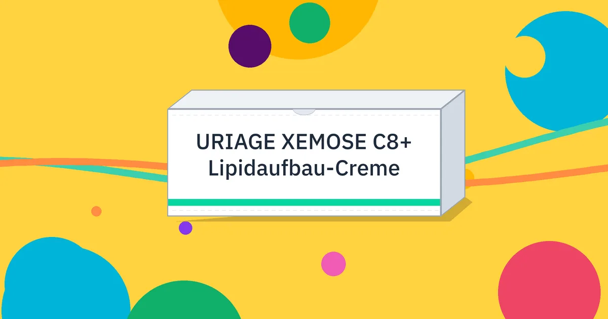 Symbolbild: Packung mit der Aufschrift URIAGE XEMOSE C8+ Lipidaufbau-Creme (PZN 20083324) – Verfügbarkeit und Bezug in Apotheken in Frankfurt am Main