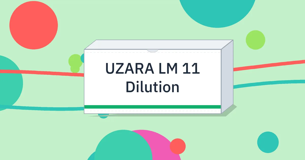 Symbolbild: Packung mit der Aufschrift UZARA LM 11 Dilution (PZN 13259886) – Verfügbarkeit und Bezug in Apotheken in Frankfurt am Main