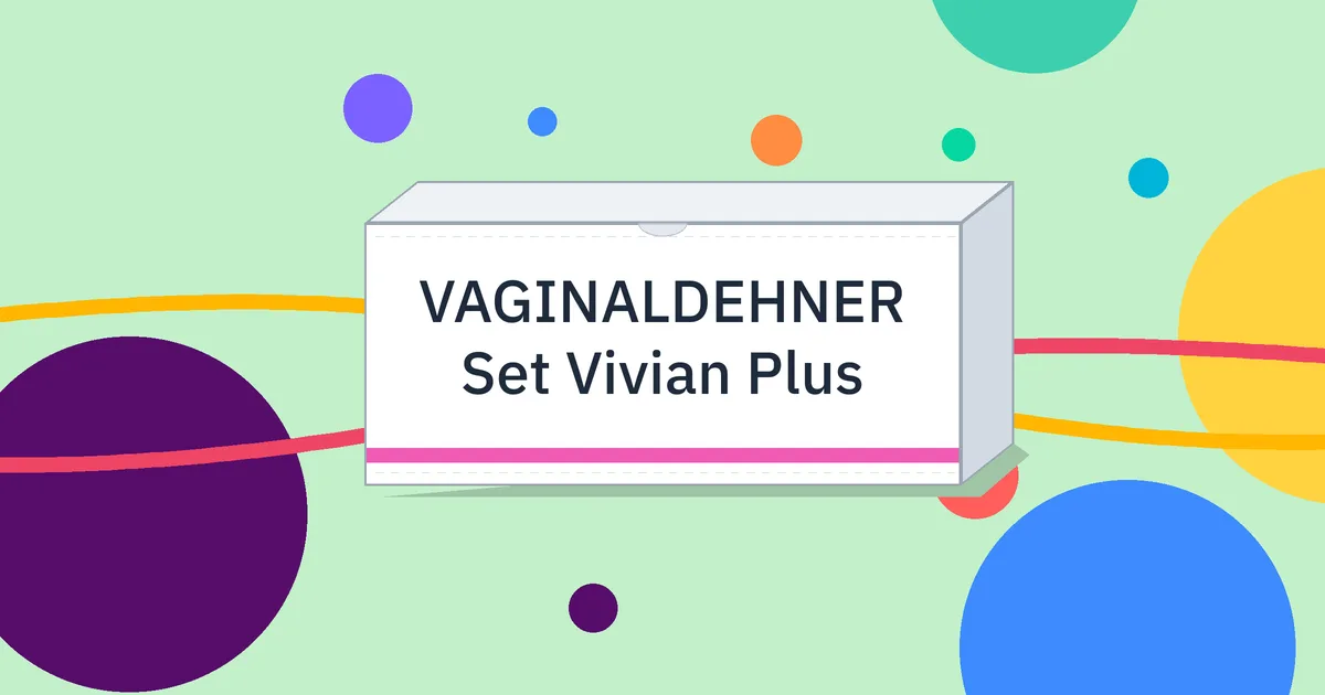 Symbolbild: Packung mit der Aufschrift VAGINALDEHNER Set Vivian Plus (PZN 07323195) – Verfügbarkeit und Bezug in Apotheken in Frankfurt am Main