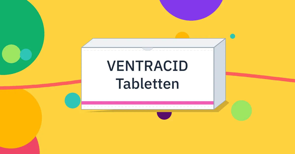 Symbolbild: Packung mit der Aufschrift VENTRACID Tabletten (PZN 05374165) – Verfügbarkeit und Bezug in Apotheken in Frankfurt am Main