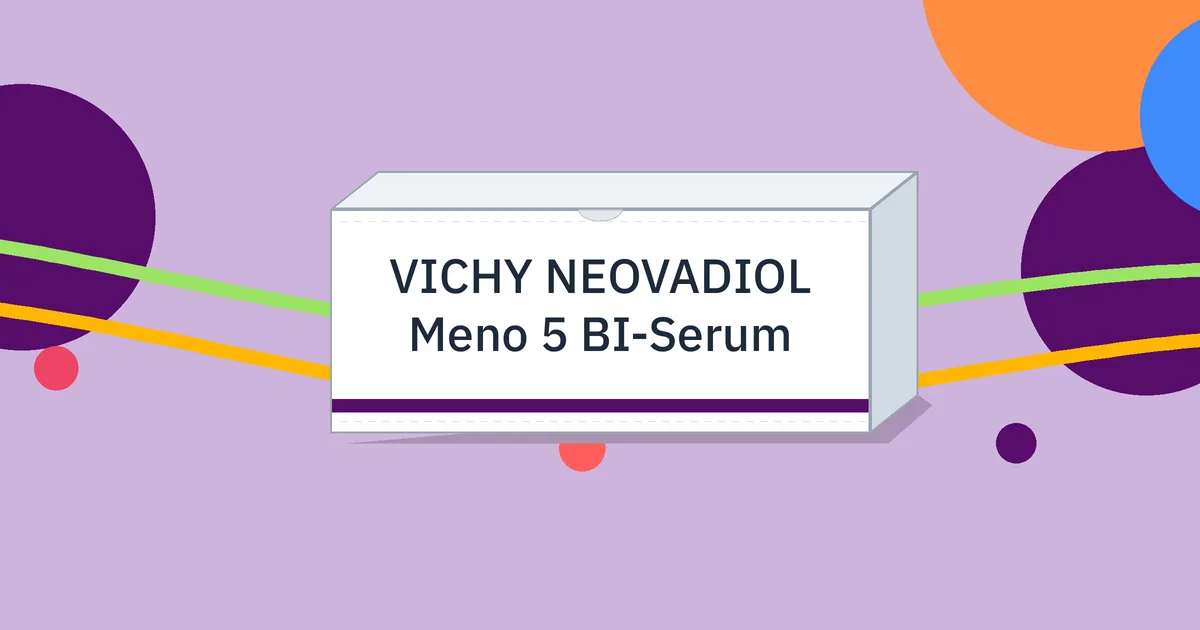 Symbolbild: Packung mit der Aufschrift VICHY NEOVADIOL Meno 5 BI-Serum (PZN 17185802) – Verfügbarkeit und Bezug in Apotheken in Frankfurt am Main